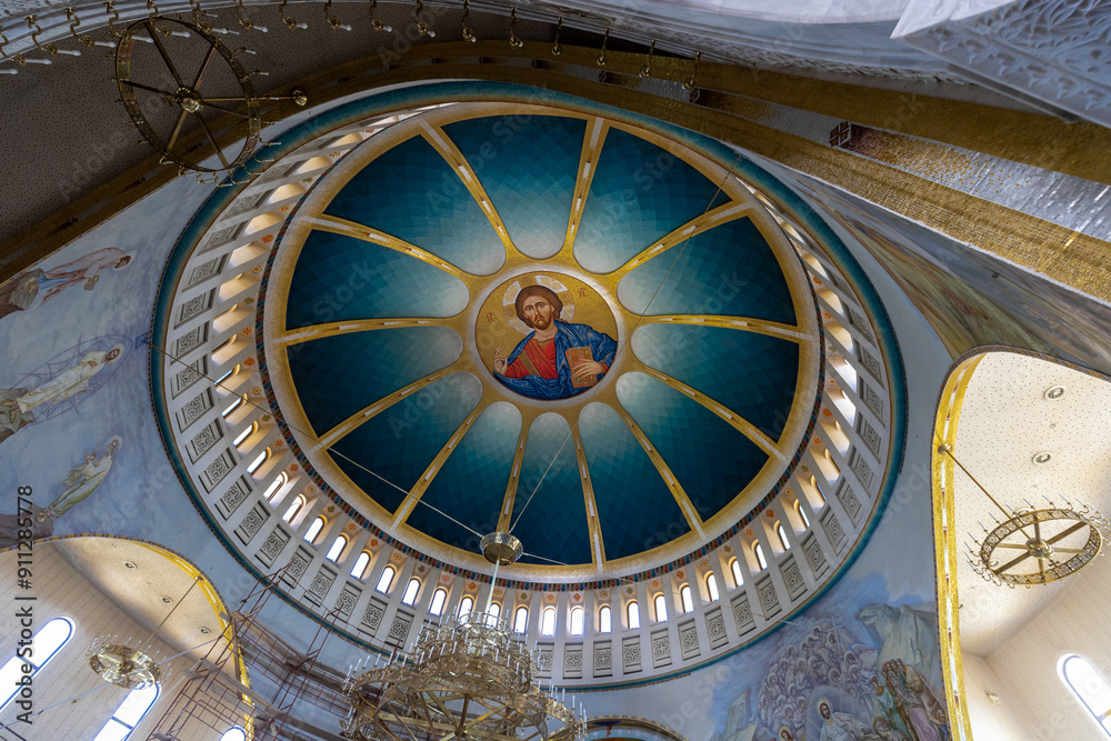 Tirana, Albania 07-16-2024 The Resurrection Cathedral is an Albanian ...