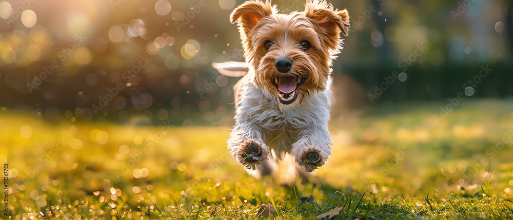Realistic photography of dogs running at park, high resolution 8K ...