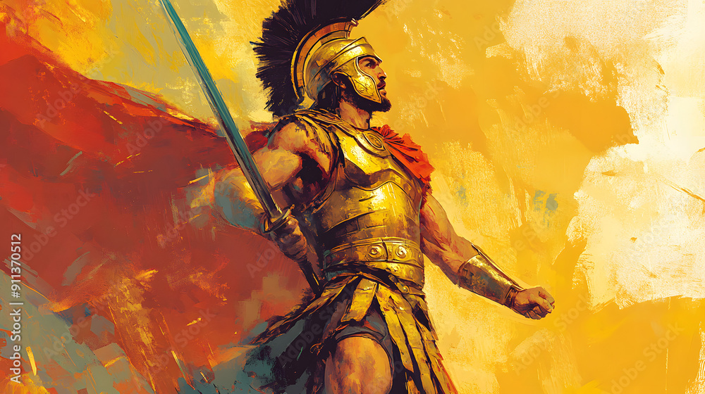 Greek mythology illustration of Perseus. Perseus is the legendary ...