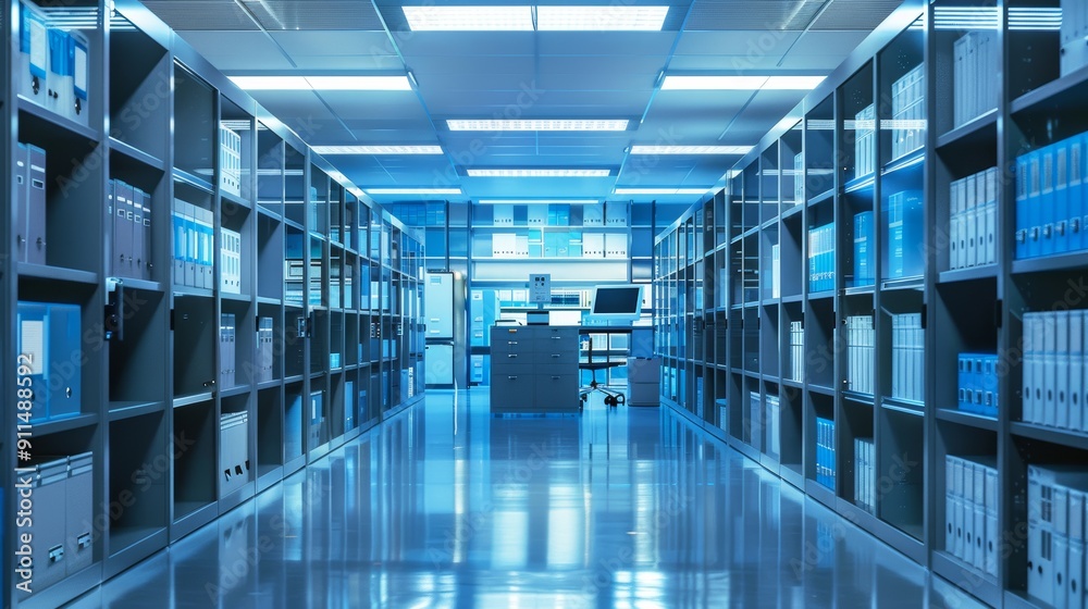 Office environment with multiple layers of secure healthcare document ...