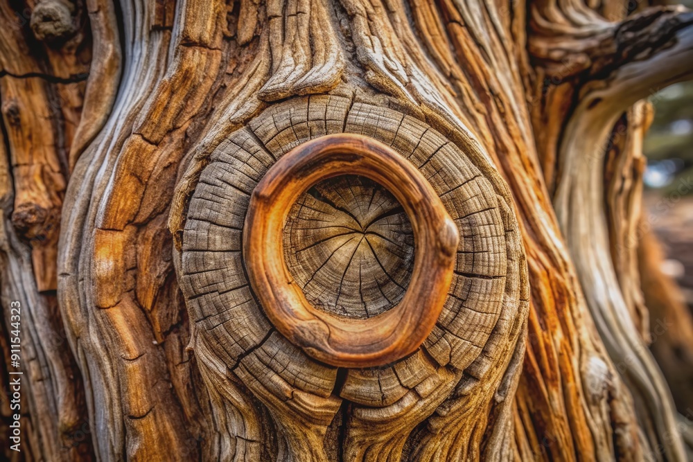 Natural surface hickory wood texture showcases intricate grain pattern ...