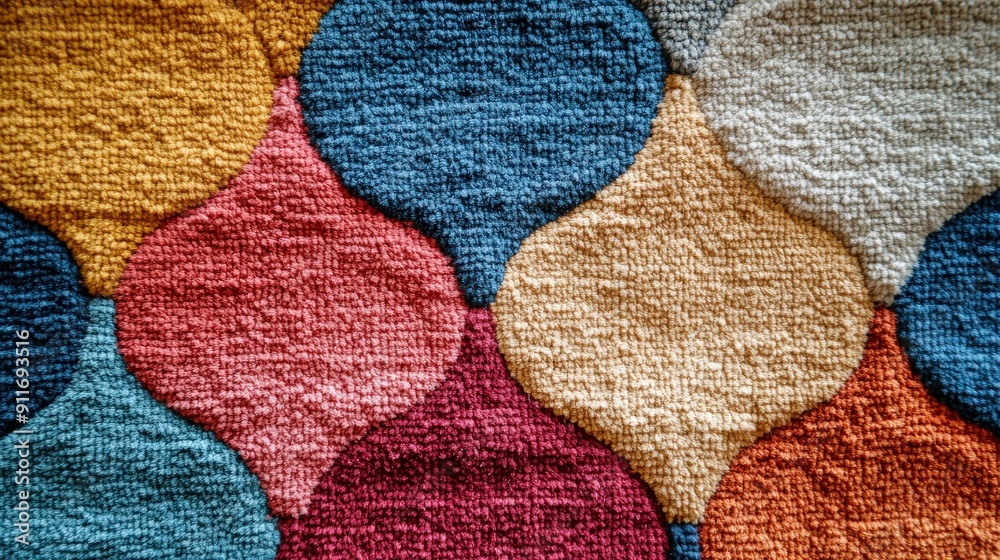 Richly textured organic pattern with a dazzling color palette ...