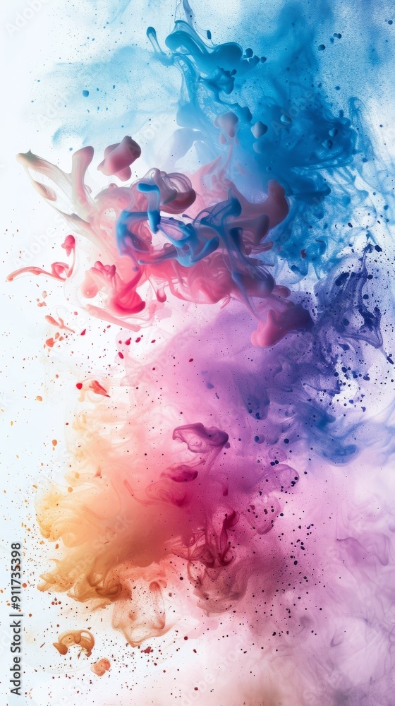 Watercolor splash effect with soft edges Stock Illustration | Adobe Stock