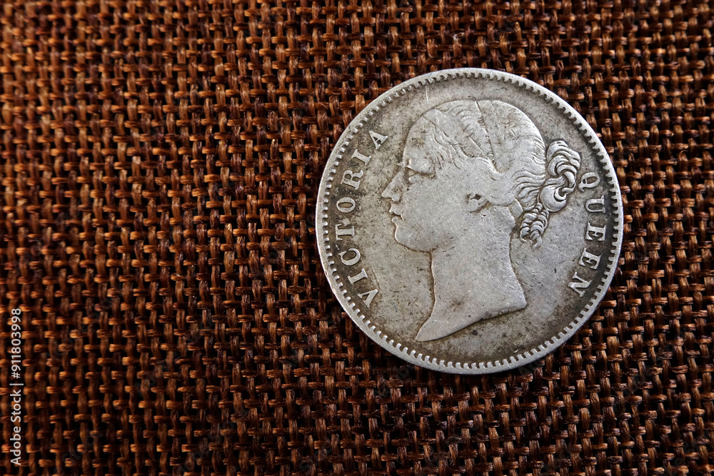 Historical Coin Featuring Queen Victoria From East India Company Minted ...