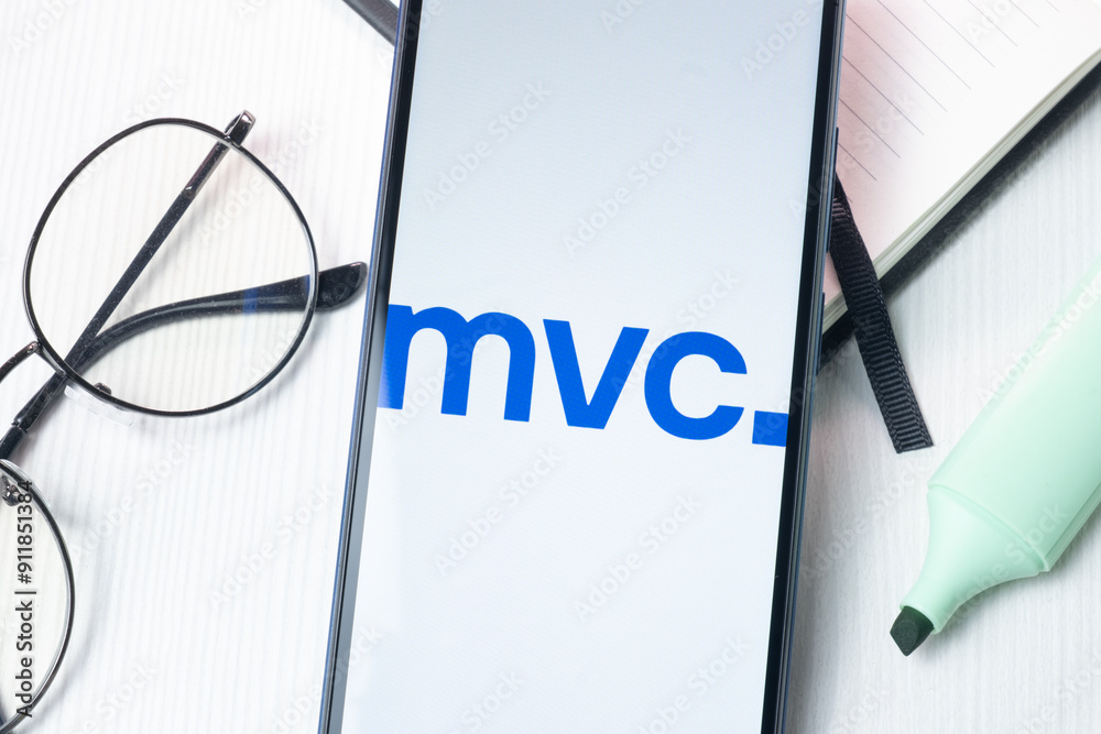 New York, USA - 1 August 2024: Metrovacesa mvc Logo on Phone Screen ...