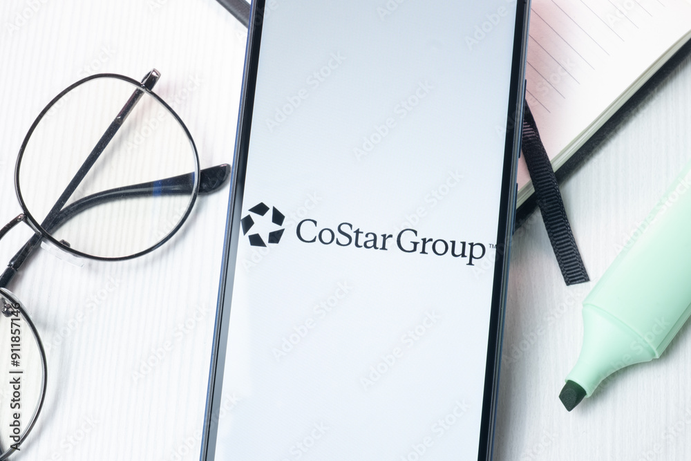 New York, USA - 1 August 2024: CoStar Group Logo on Phone Screen ...