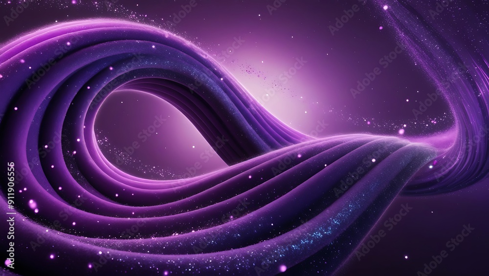 A 3D technology background featuring dynamic wave patterns. The waves ...