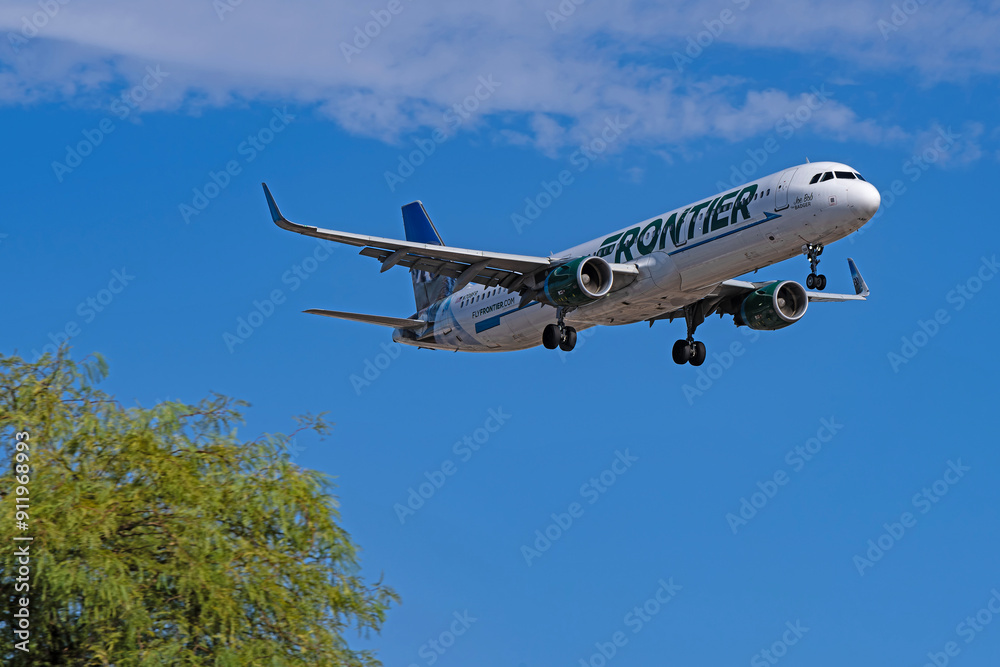Sky Harbor International Airport 8-4-24 Phoenix, AZ USA.. Frontier ...
