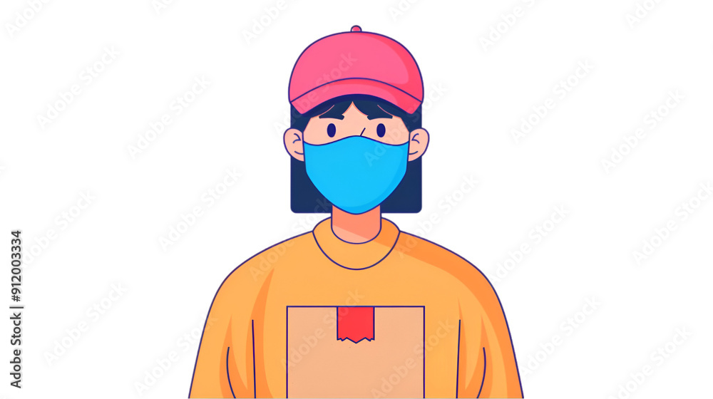 Three Delivery Drivers Ready for Work! Download this Illustration for ...