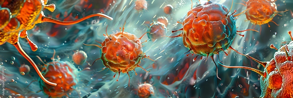 Microscopic View of Cancer Cells: A Detailed Look at the Structure and ...
