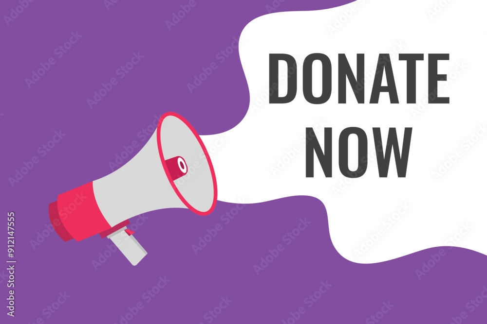 donate now button, banner, label, template for website. donate now text ...