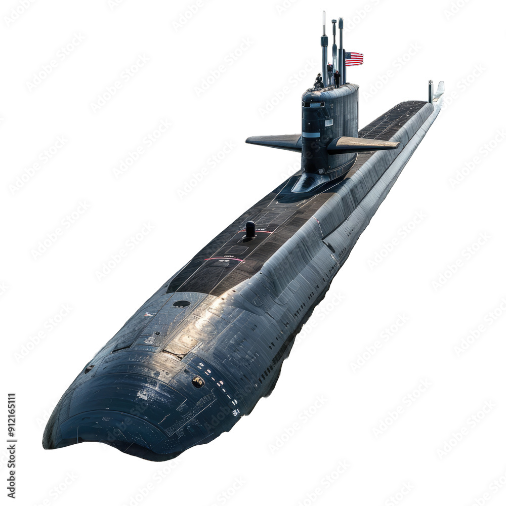 Submarine US military vehicle Background-Free PNG Photo for Design ...