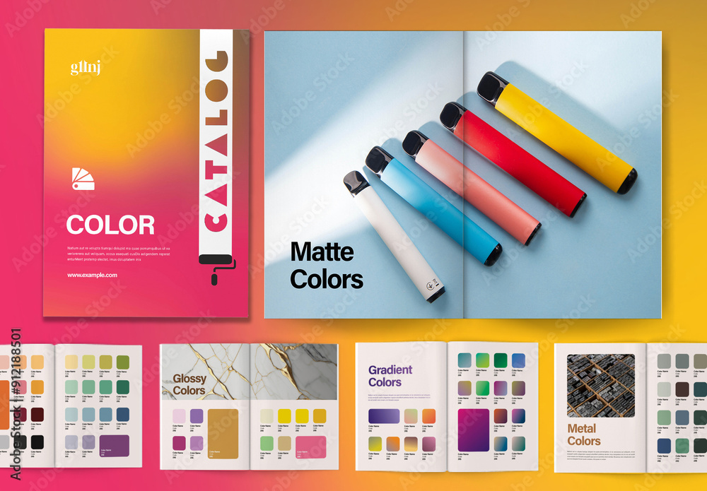 Creative Color Catalog Stock Template | Adobe Stock