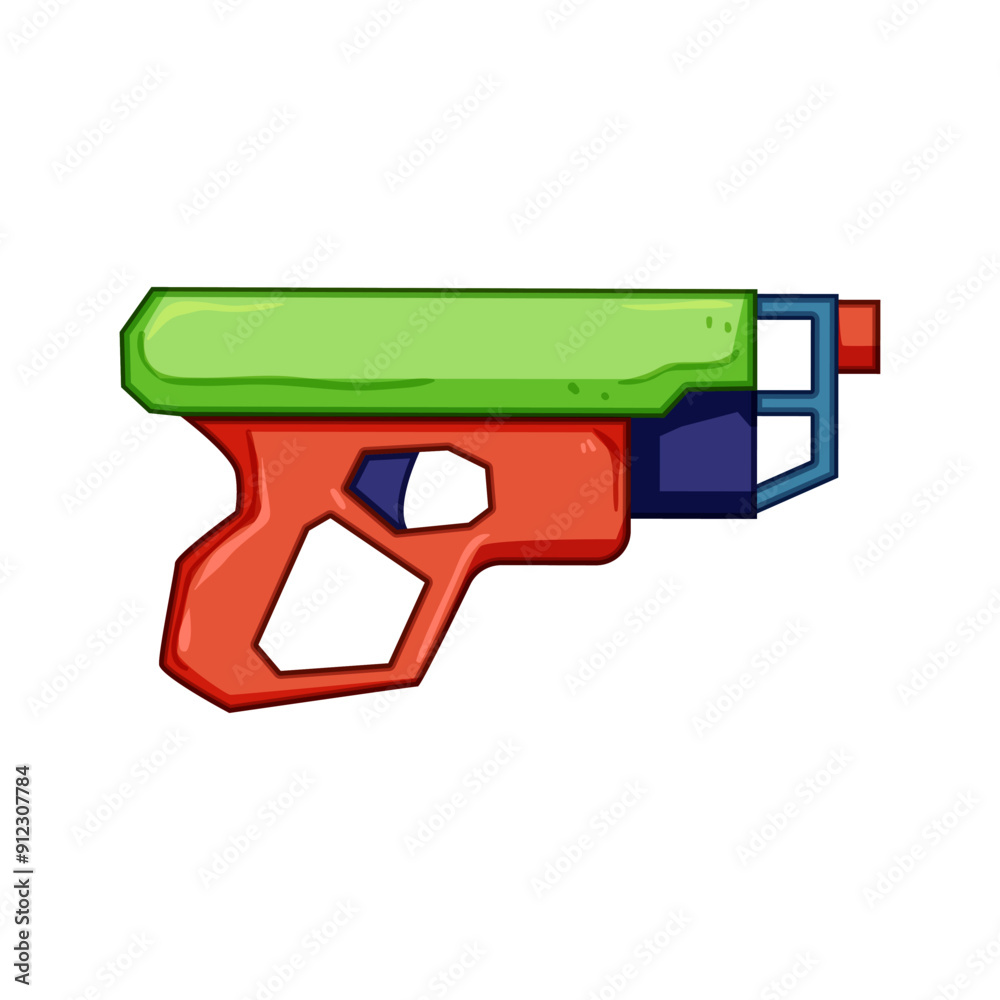 effect blaster gun cartoon. beam energy, futuristic alien, ray light ...