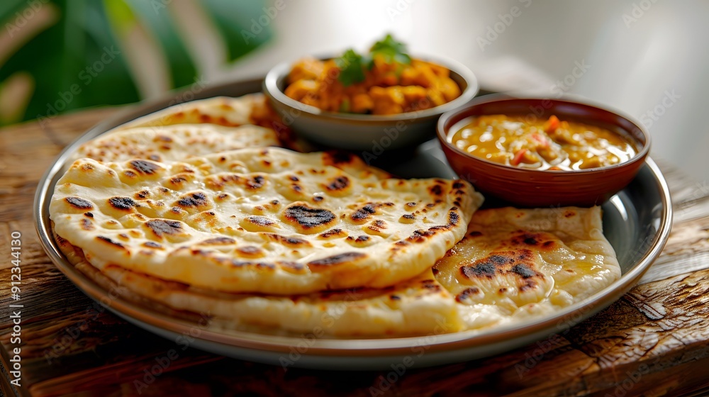 Roti canai dhal curry, Malaysian cuisine indian food flatbread ...
