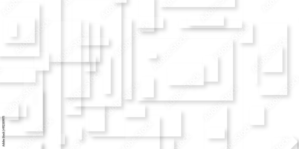 Modern Abstract white background design with layers of textured white ...