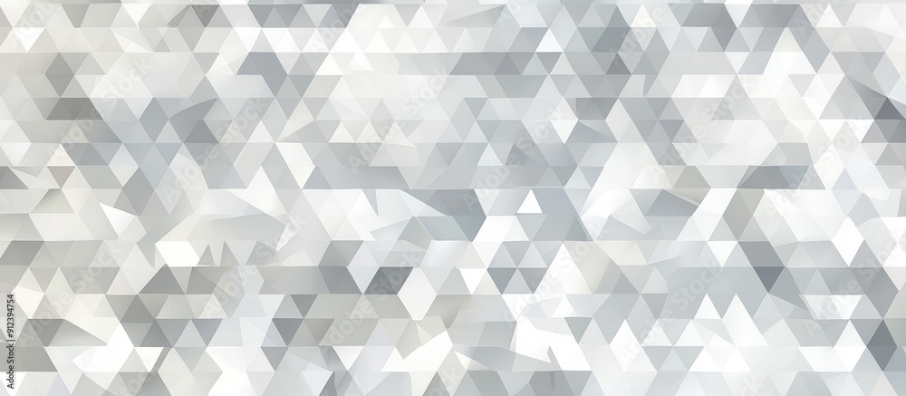 Abstract seamless gray and white triangle background with a digital ...