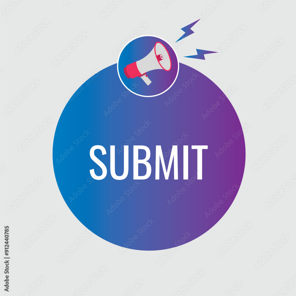 submit button, banner, label, template for website. submit text with ...
