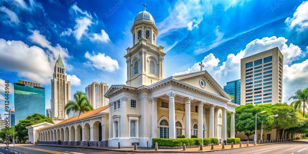 Majestic Fairfield Methodist Church stands proudly at Tanjong Pagar ...