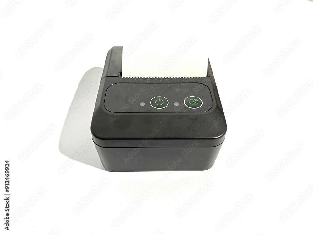 Mini wireless portable thermal printer with charging port, power button ...