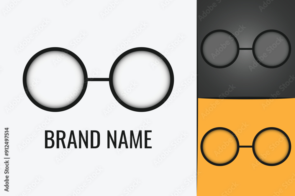 Glasses logo for optics store. Eyeglass logo. eyeglasses creative ...