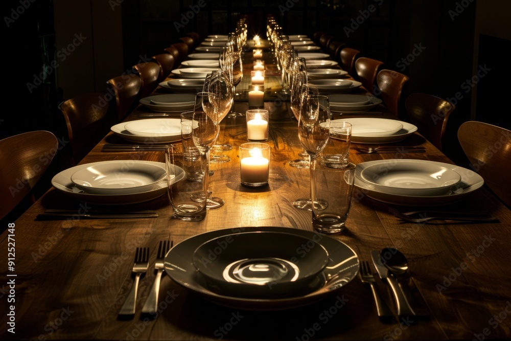 Elegant Dinner Table Set for a Magical Evening With Tiana and Friends ...