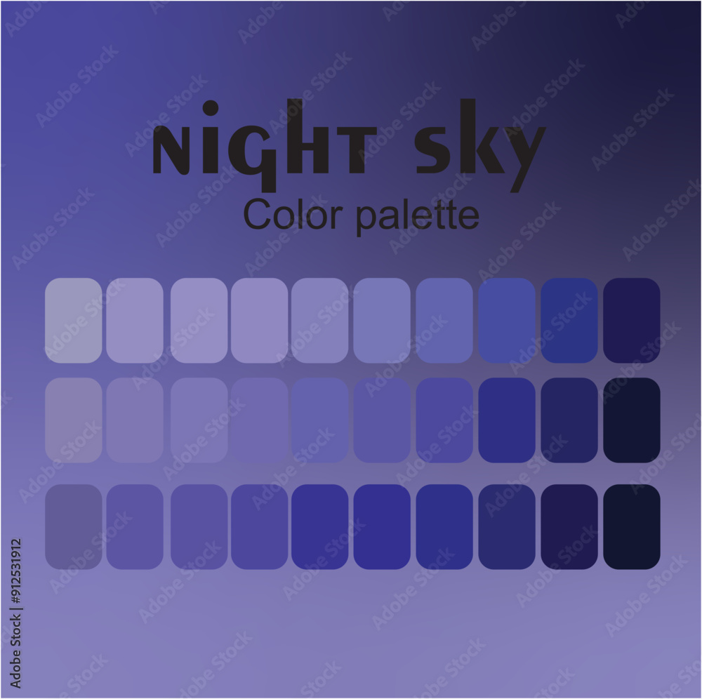 Night Sky Color Palette Ocean Blue Color Palette, Blue Color Code Guide ... Night Sky Color Palette Ocean Blue Color Palette, Blue Color Code Guide ...