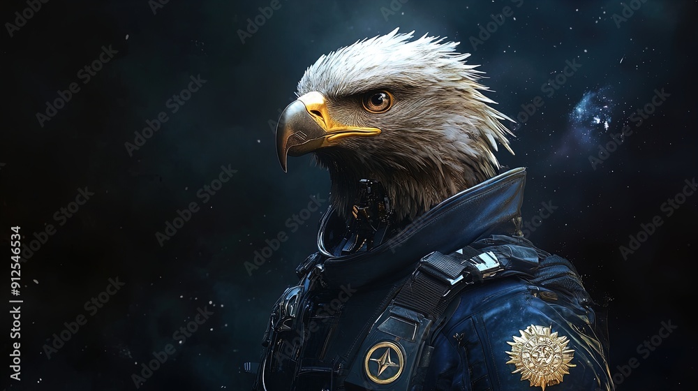 Majestic Golden Eagle: A Stunning Poster for Sports Decor - Featuring ...