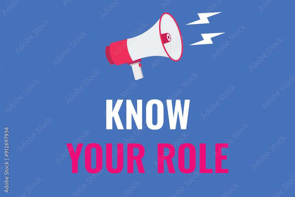 know your role button, banner, label, template for website. know your ...