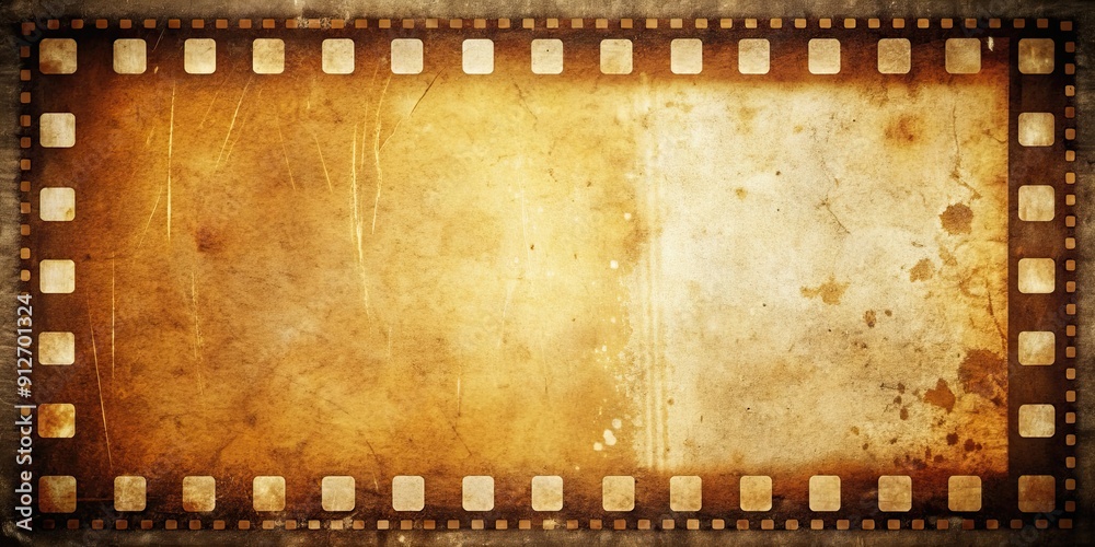 Vintage film overlay texture with scratches, dust, and grain , old ...
