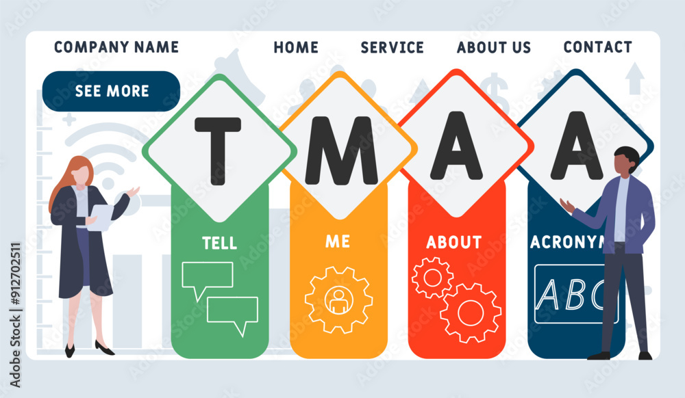 TMAA - Tell Me About Acronyms acronym. business concept background ...