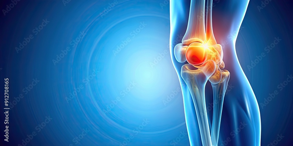 of a rendering showing orthopedic treatment to increase collagen in ...