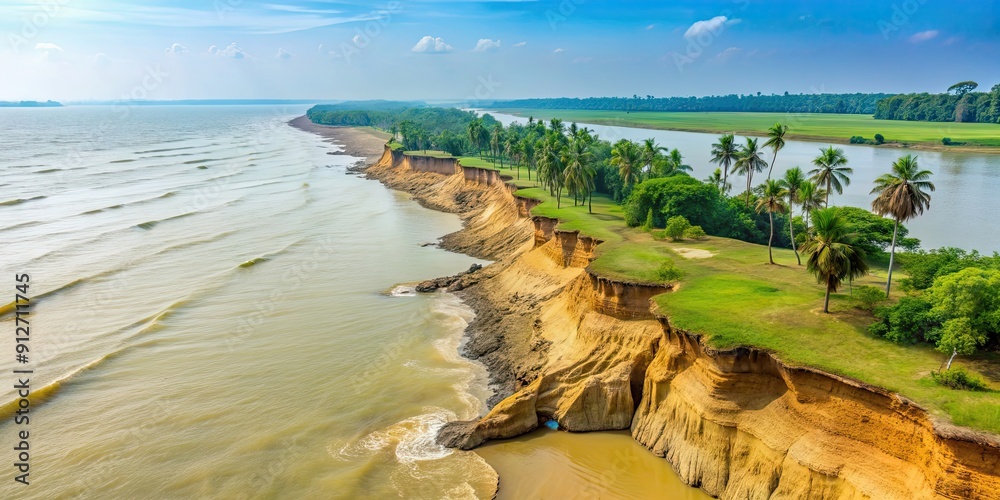 River erosion scenario in the coastal belt of Bay of Bengal , river ...