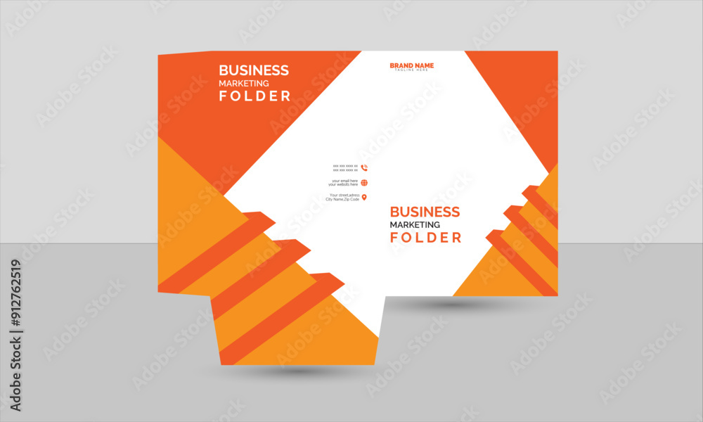 Corporate and Professional file folder design,Business file folder ...
