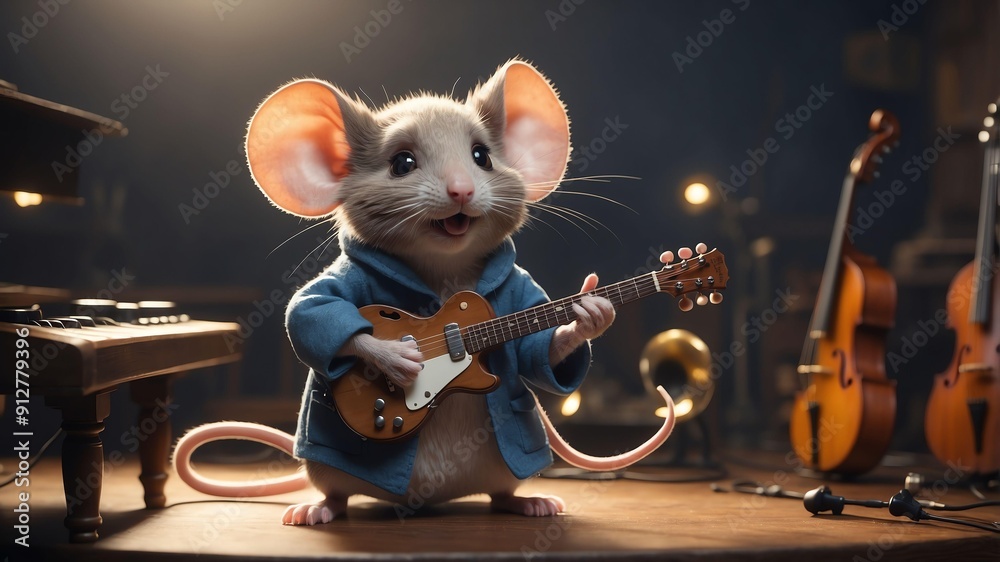 milo the musical mouse a mouse who loves playing diffe cinematic ...