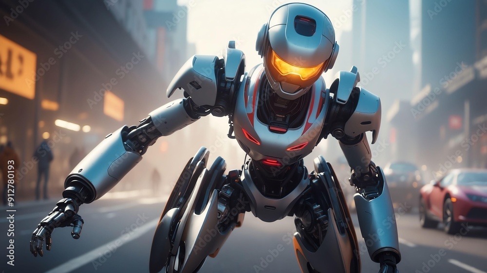 rita the robot racer a robot who participates in highs cinematic ...