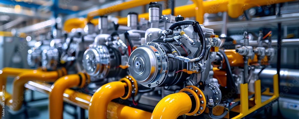 Compressor unit providing air for HVAC system testing, commercial ...