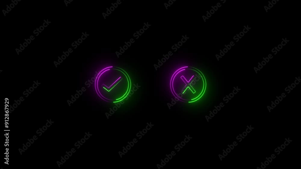 modern check mark brown crosses icon . check mark icon set tick symbols ...