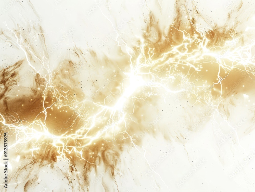 2. High-voltage electric sparks frozen in time against a pure white ...