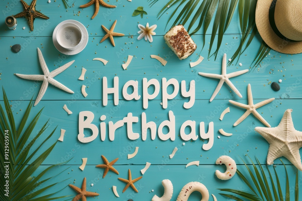 Beach Birthday Collage: A summery collage with photos of beach parties ...