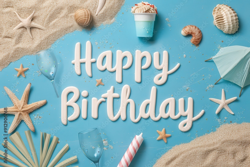 Beach Birthday Collage: A summery collage with photos of beach parties ...