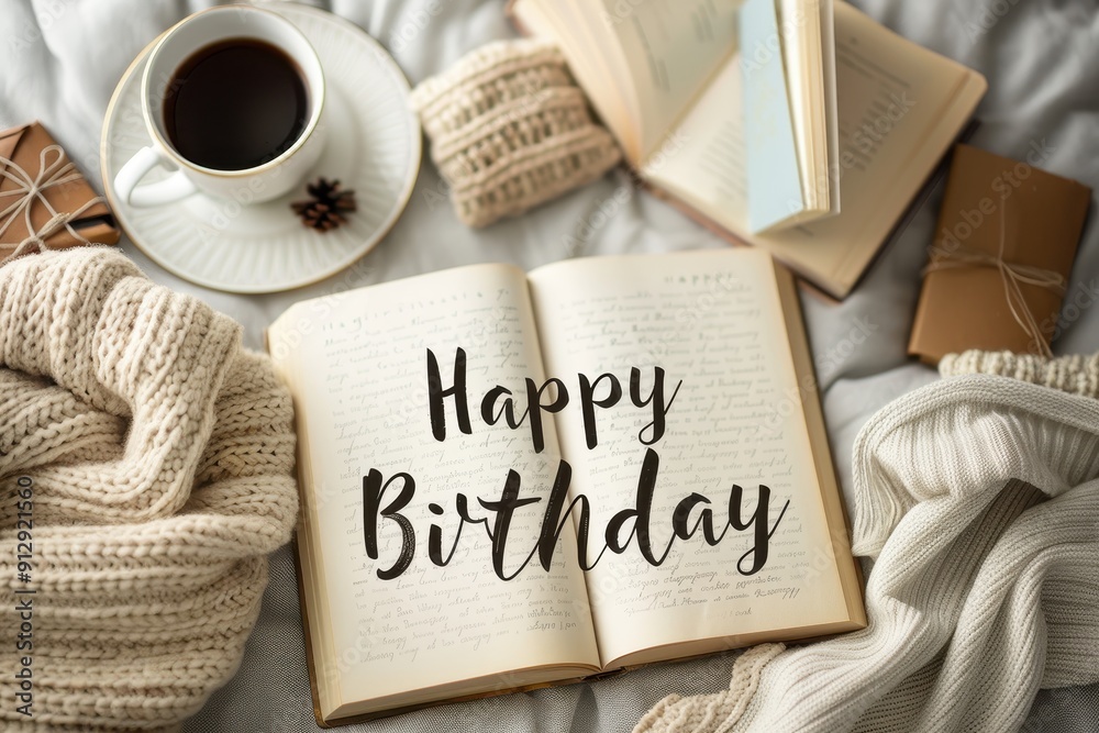 Book Lovers' Collage: A cozy collage with photos of birthday ...