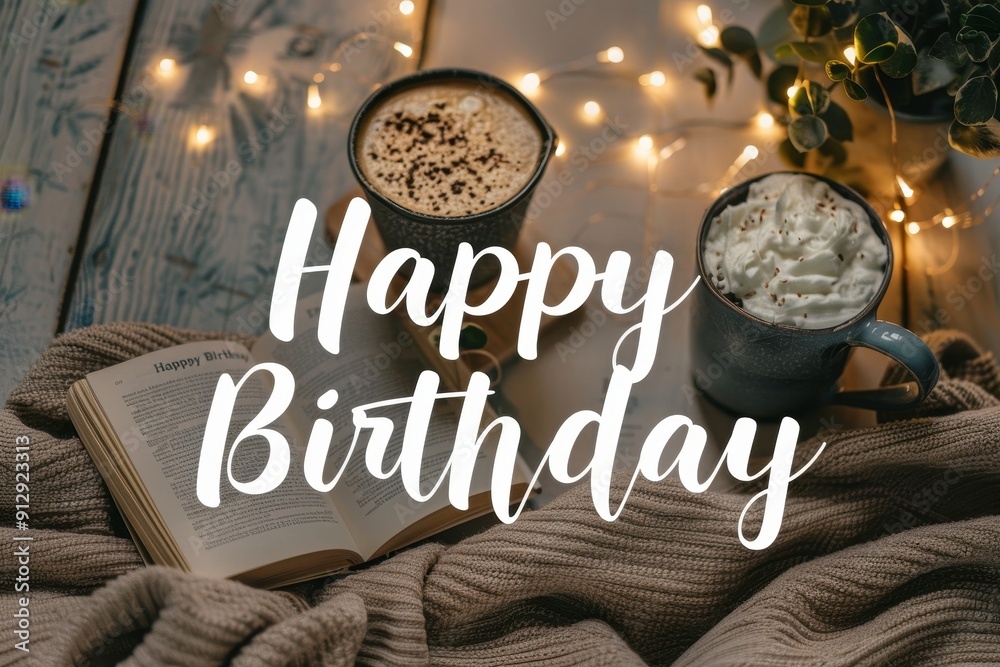 Book Lovers' Collage: A cozy collage with photos of birthday ...