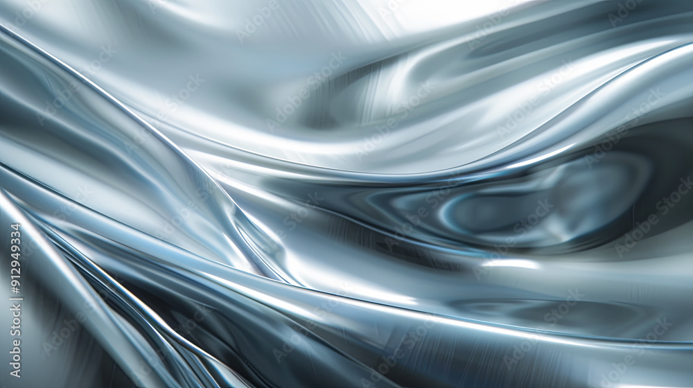 Chrome metal texture abstract background smooth metallic reflective ...