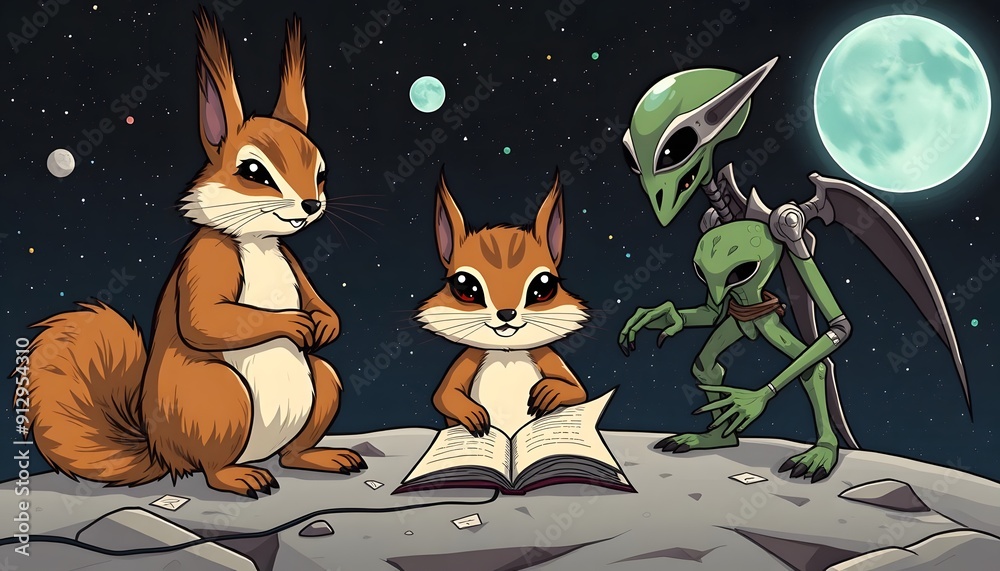 As the only squirrel ambassador to an intergalactic council, you're ...