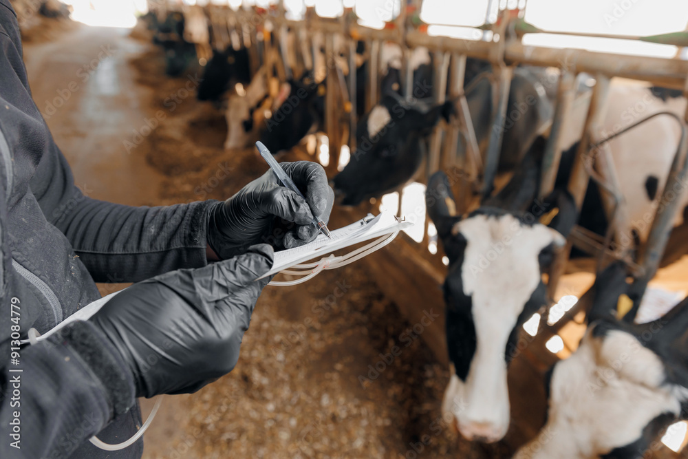 Farmer uses checklist to monitor health of cows, farm livestock ...