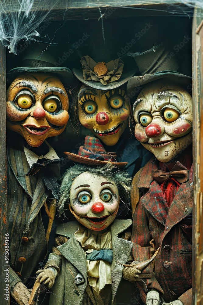 Creepy Puppet Show: A Haunting Collection by John Doe - Abstract ...