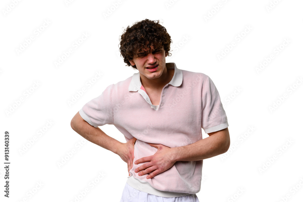Abdominal bloating. Inflammation of large intestine. Non-specific ...