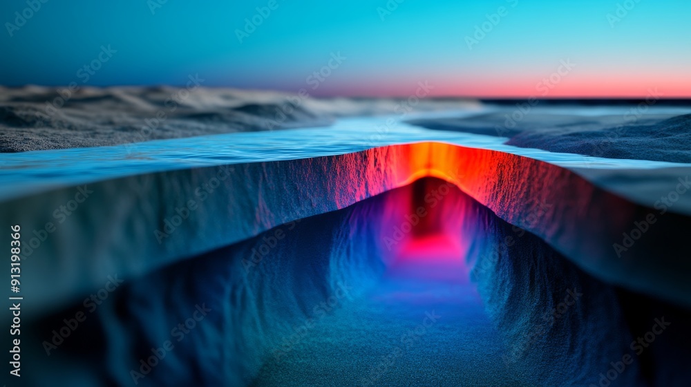 Ultrasound image of subsurface water table using ground-penetrating ...
