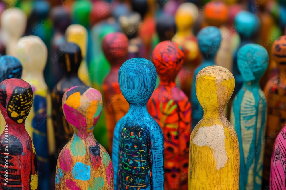 In order to market, human figures with different traits and abilities ...